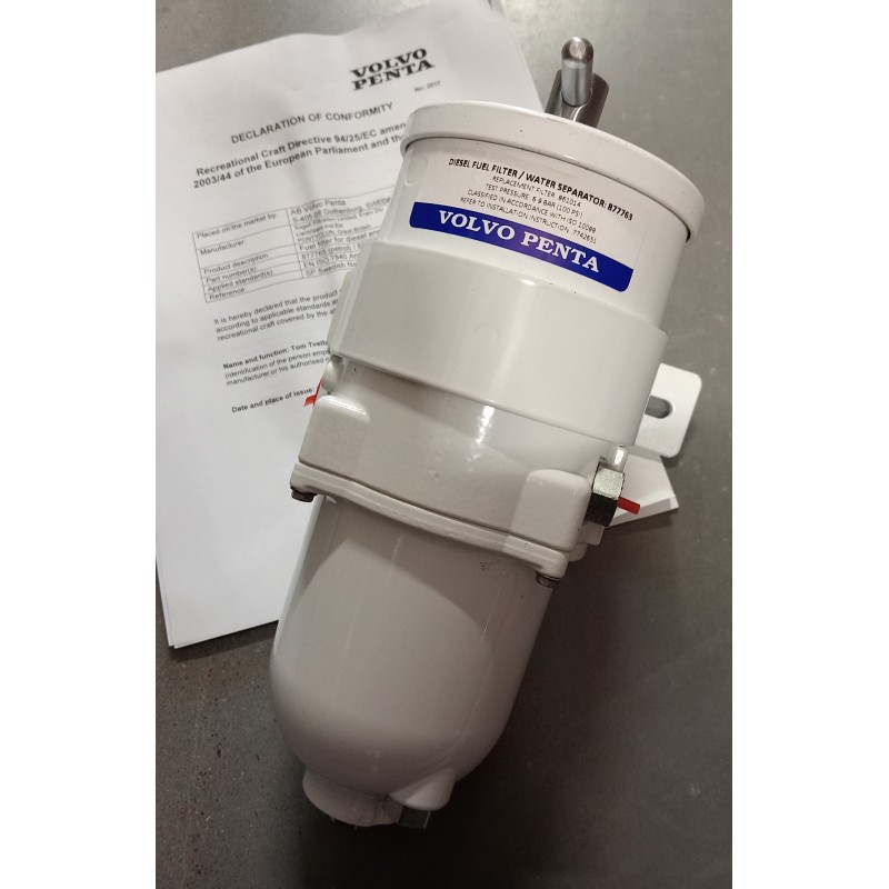 877763 VOLVO PENTA FILTR PALIWA Z SEPARATOREM WODY D6